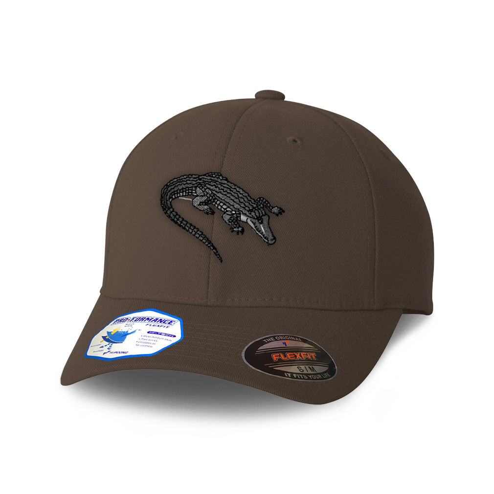 Flex Fit Hats L/XL S/M Gator Florida Swamp Baseball Cap for Men and ...