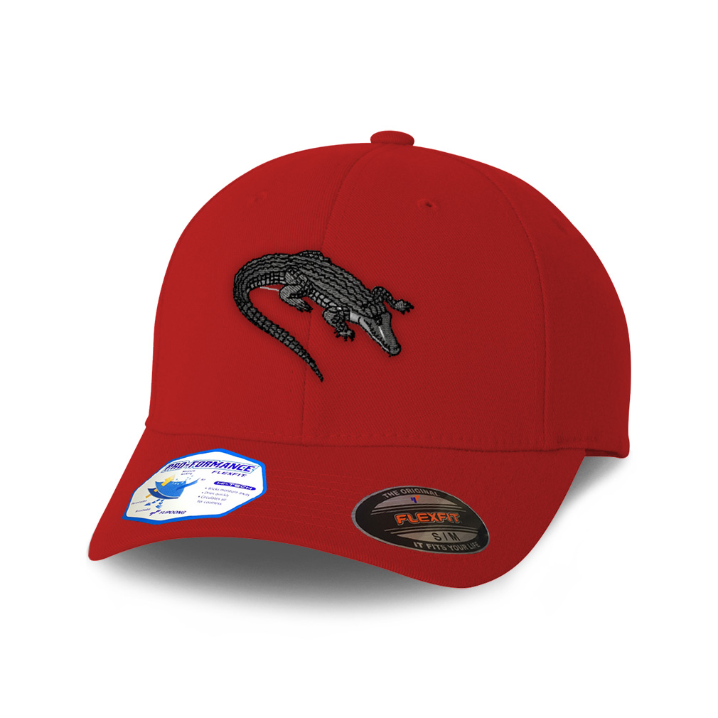Flex Fit Hats L/XL S/M Gator Florida Swamp Baseball Cap for Men and ...