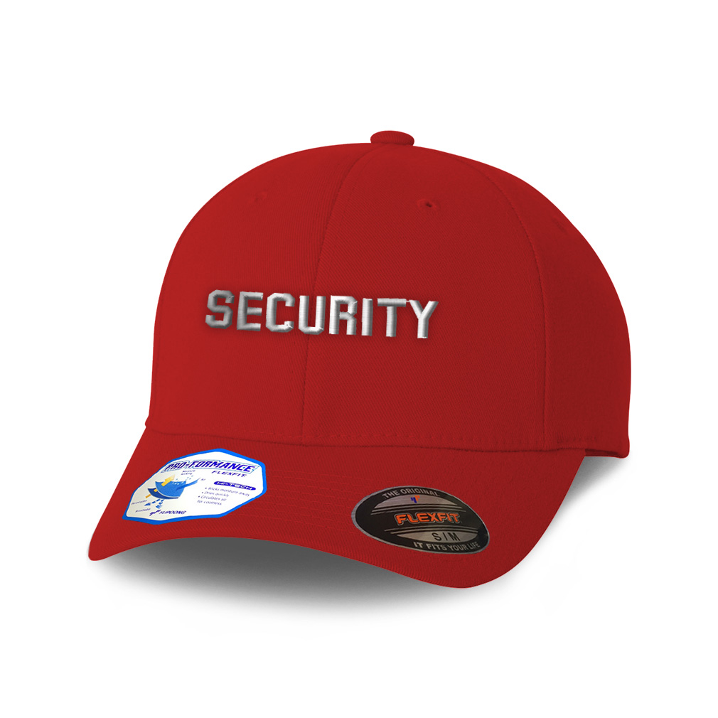 Flex Fit Hats L/XL S/M Professional Security Guard A Polyester | eBay