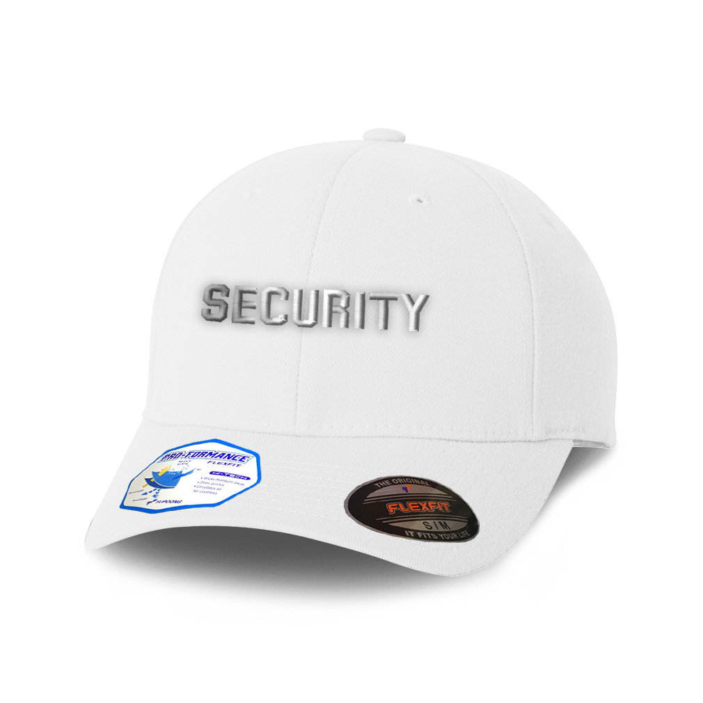 Flex Fit Hats L/XL S/M Professional Security Guard A Polyester | eBay
