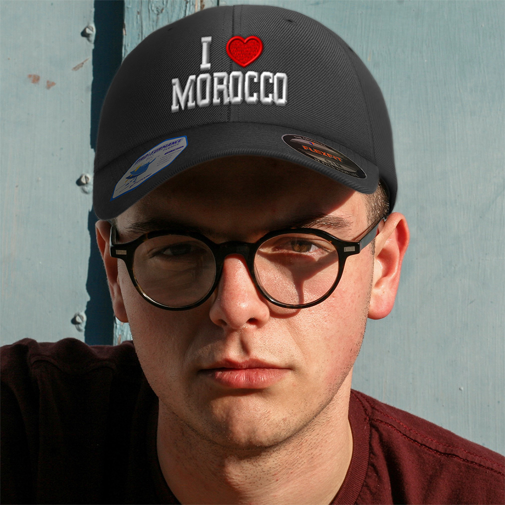Flexfit Hats for Men & Women I Love Morocco Polyester Dad Hat Baseball ...